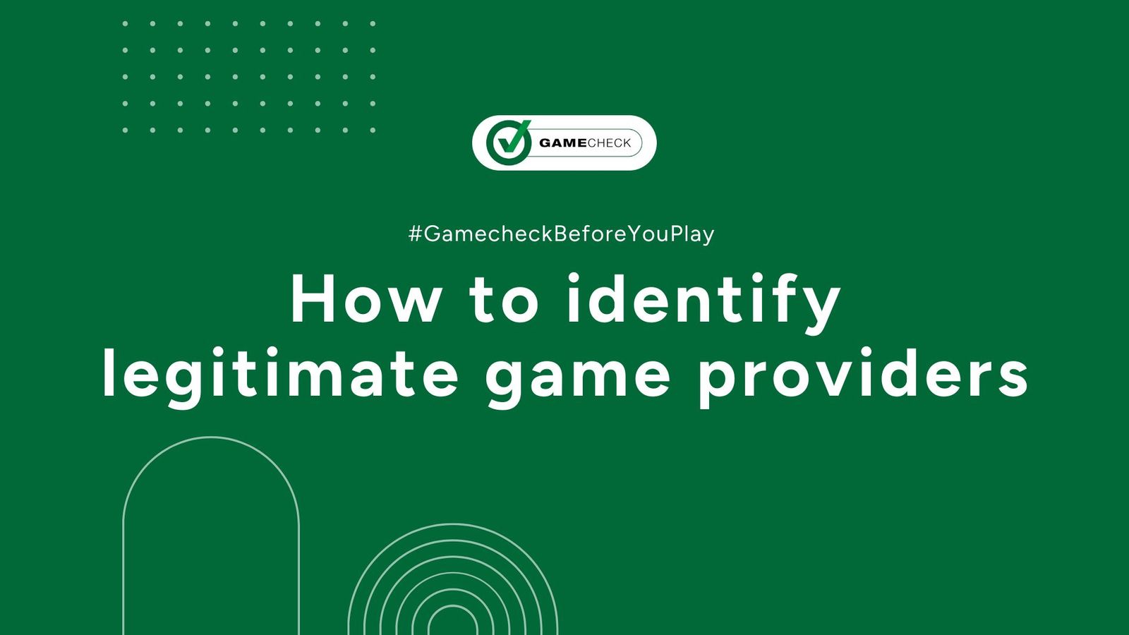 How to identify legitimate online casino game providers