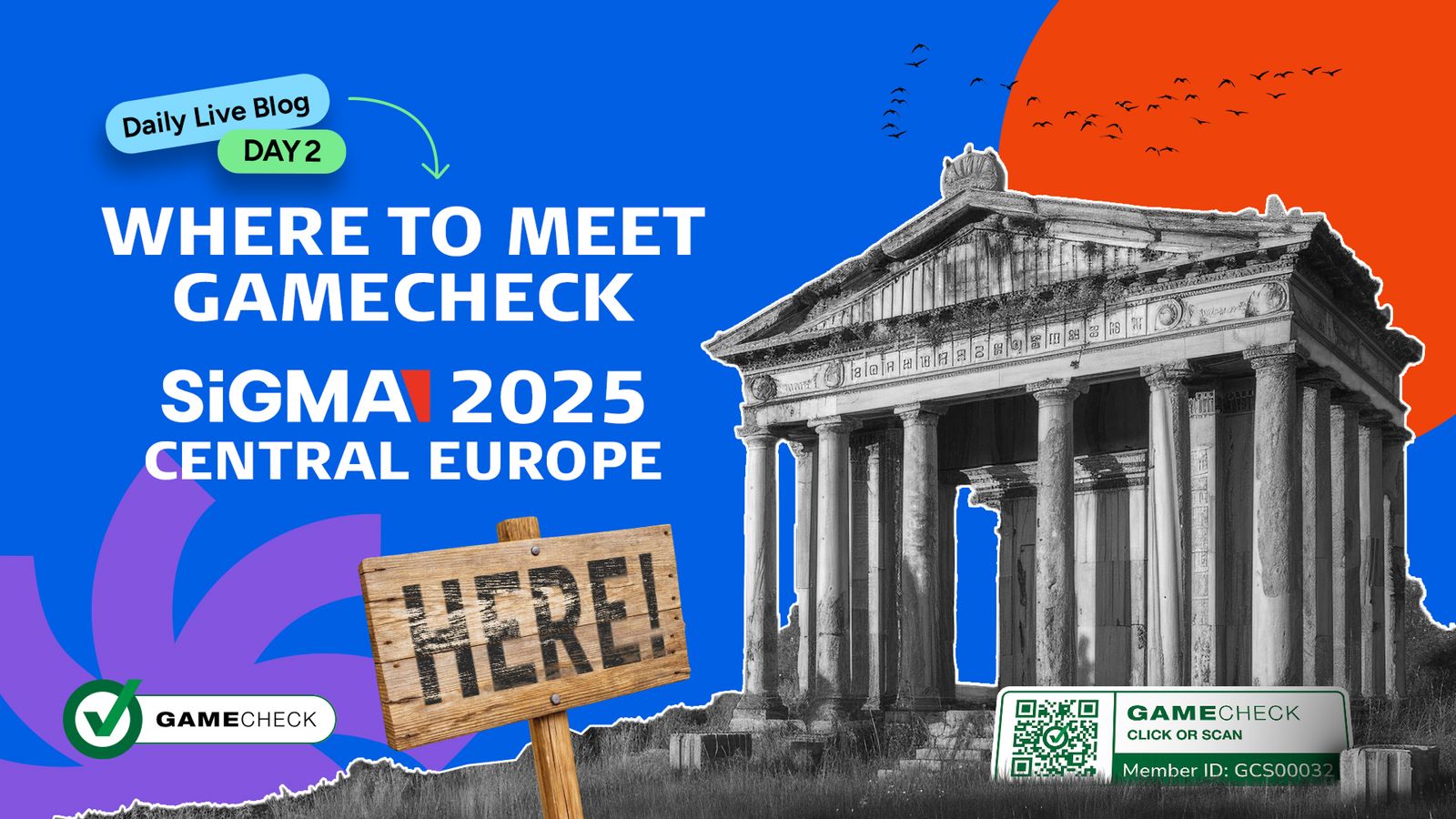 Ontmoet Gamecheck tijdens SiGMA Europa 2025